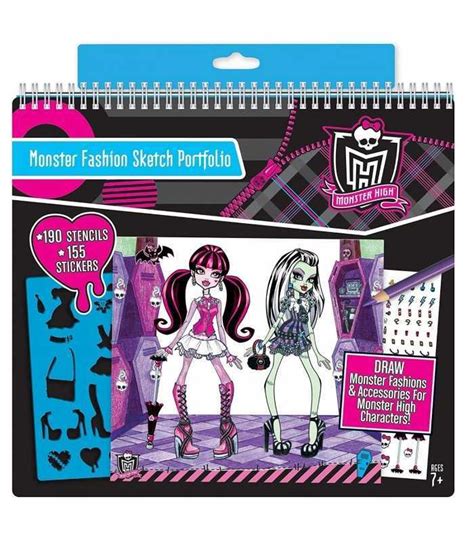 Monster High Fashion Libro Portfolio Grandi Giochi Futurartshop