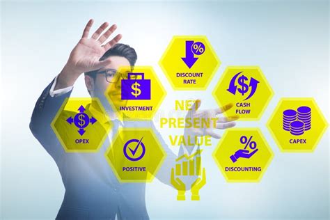 Concept Of NPV Net Present Value Stock Image Image Of Earning Businessman