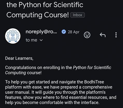 pythonforscientificcomputing scientificcomputing learningjourney… mayank kushwaha