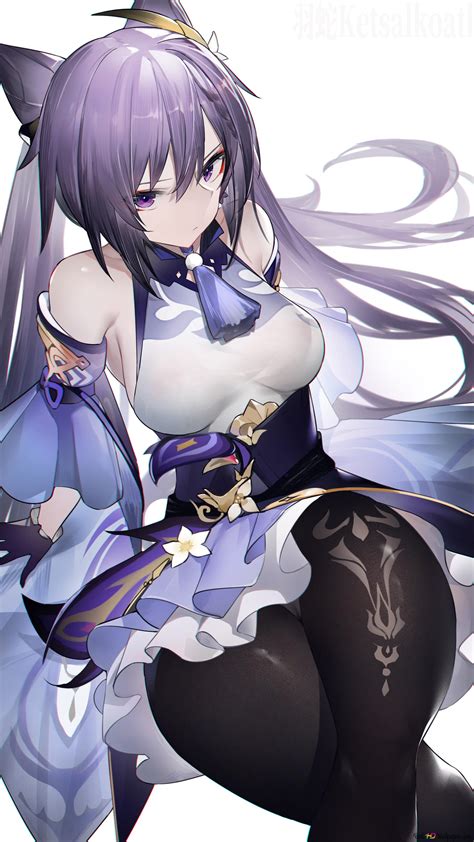 Keqing Genshin Impact 2k Wallpaper Download