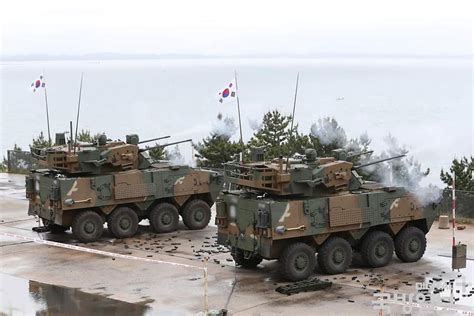 천호 天虎 의 첫 사격 30mm 차륜형 대한민국 육군 Republic Of Korea Army Facebook