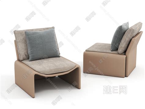 现代休闲椅模型su模型下载 Id106318552 建e室内设计网