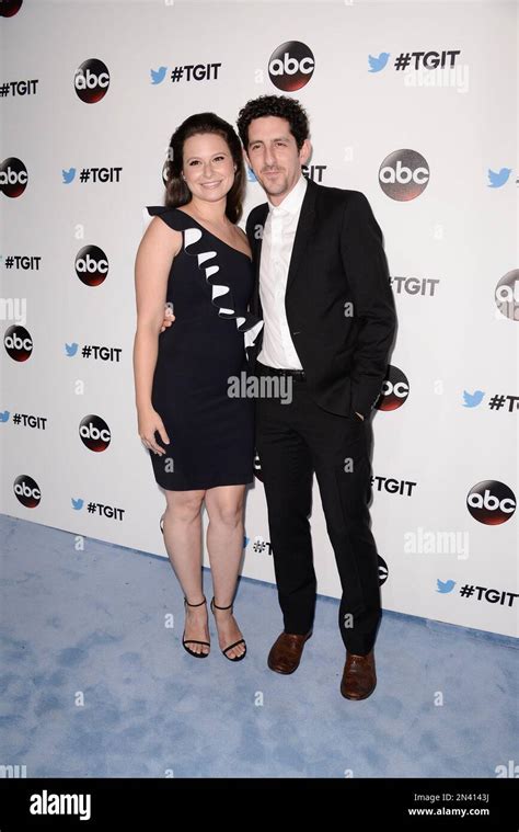 Katie Lowes Left And Adam Shapiro Arrive At The 22nd Annual Swdtre
