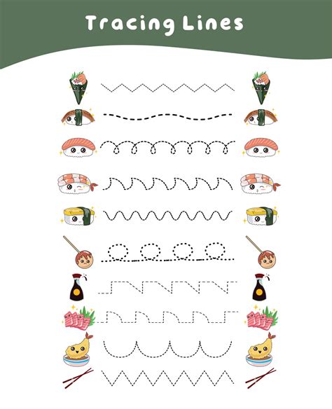 Tracing Lines Worksheet Game Educational Worksheet Tracing Activity