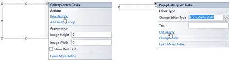 customizing galleries at design time winforms controls devexpress