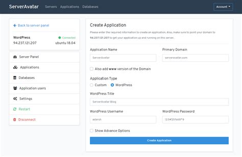 How To Get Started With Serveravatar Upcloud