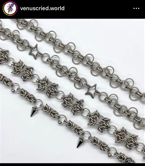 Spiked Chainmaille Jewelry