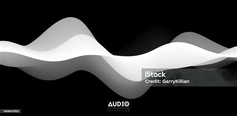 音波の視覚化3d黒と白のソリッド波形音声サンプル パターン 3dのベクターアート素材や画像を多数ご用意 3d アナログ アナログ