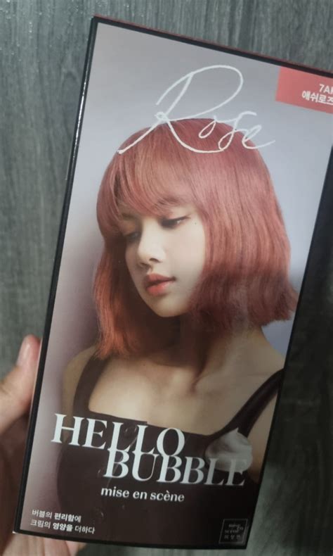 Hello Bubble Hair Dye Ash Rose Beauty And Personal Care Hair On Carousell