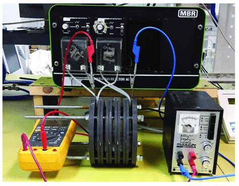 Experimental Setup For A Five Compartment Stack With 18 Mm Cells