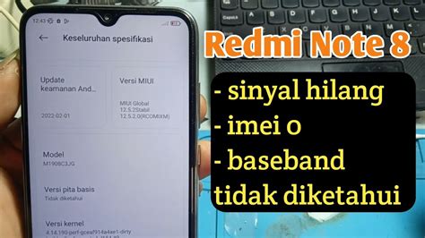 Redmi Note 8 Sinyal Hilang YouTube