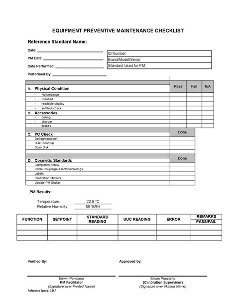 preventive maintenance in calibration calibration awareness