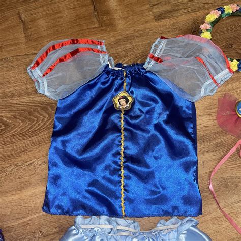 Disney Princess Snow White Dress Up Costume Shoes W Gem