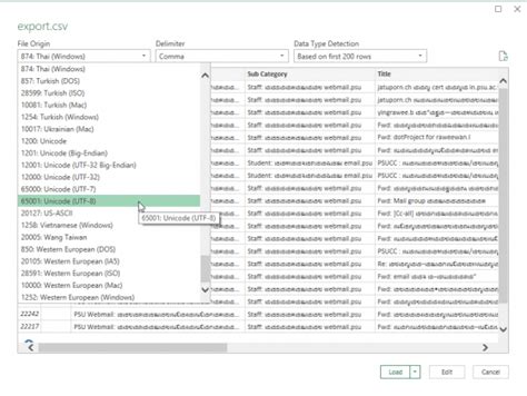วิธีแก้ไข Excel เปิดไฟล์ Csv แล้วอ่านภาษาไทยไม่ออก Cop Psu It Blog