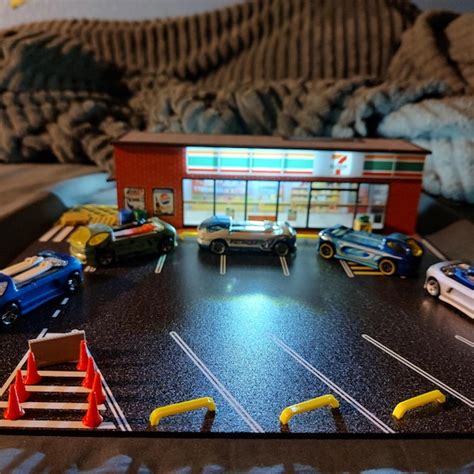1 64 Scale Display Case For 28 Diecast Cars Storage Wall Stand Rack