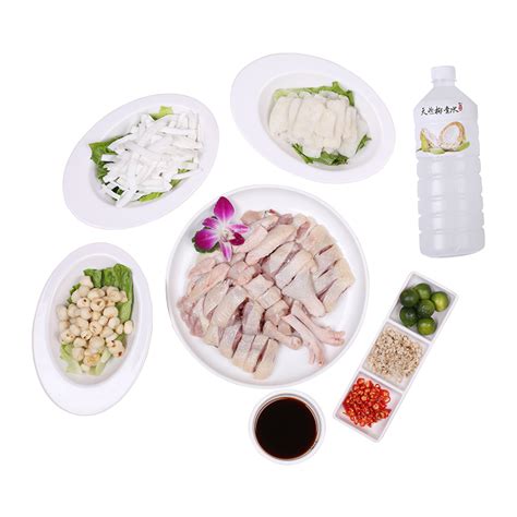 椰子鸡火锅全套椰青水配料蘸料正宗海南文昌鸡套餐切块农家散养鸡 虎窝淘