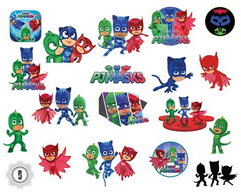 Pj Masks Svg Pj Masks Svg File Pj Masks Svg Cricut Pj Masks Etsy Canada