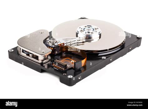 Opened Computer Hard Drive Stock Photo Alamy