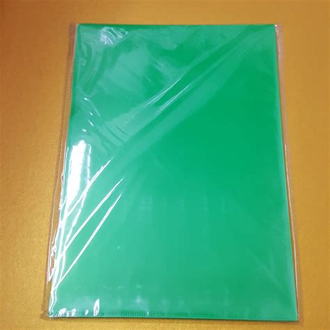 A4 Clear Folder Pvc Document Holder L Shape 12pcs Pack Semi