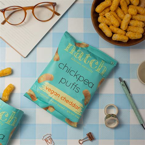 Natch Snacks Chickpea Puffs Photography On Behance