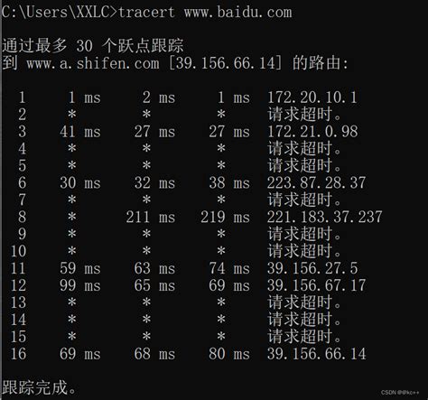 实验二 常用网络命令实验2常用的网络命令 Csdn博客