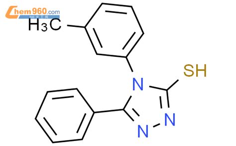 78349 87 84 3 Methylphenyl 5 Phenyl 4h 124 Triazole 3 Thiol化学式、结构式