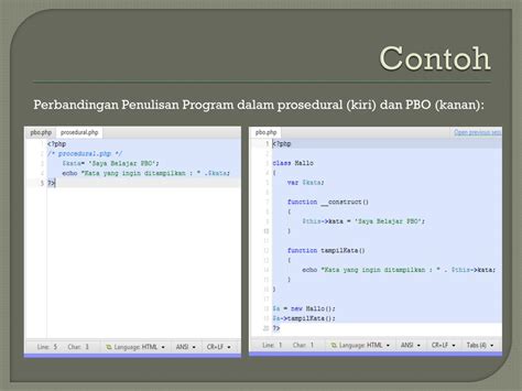 ppt pemrograman berorientasi obyek dengan php powerpoint presentation