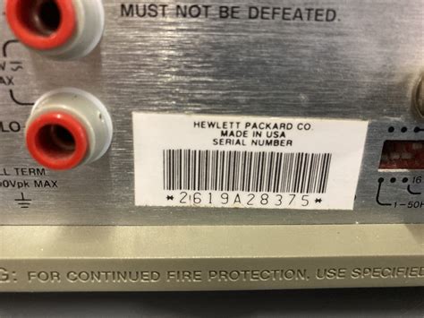 Hp 3478a Digital Multimeter Solgt ♫ Vintage Hifi Webshop Pioneer