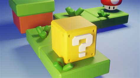 3d Mario Box Turbosquid 2177724