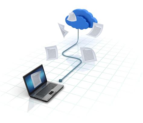 Premium Photo Computer Laptop Sharing Files