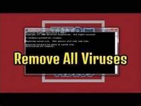 How To Remove Viruses Using Cmd Delete All Virus From Your PC Without Antivirus Technicaltalha