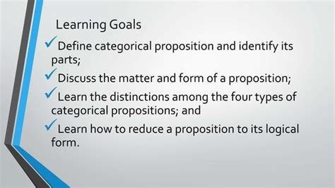 Categorical Propositions Logic PPTX Food Drink