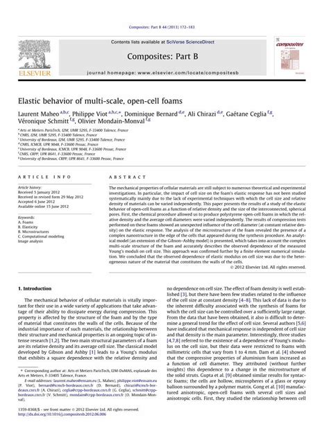 Pdf Elastic Behavior Of Multi Scale Open Cell Foams Dokumen Tips