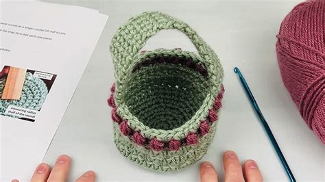Crochet Mini Easter Baskets Free Pattern Eharrisgallery