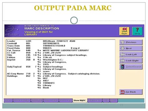 Machine Readable Catalog