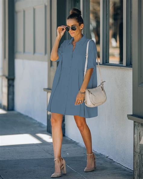 Womens Button Down Swimsuit Beach Cover Up Eddoyee