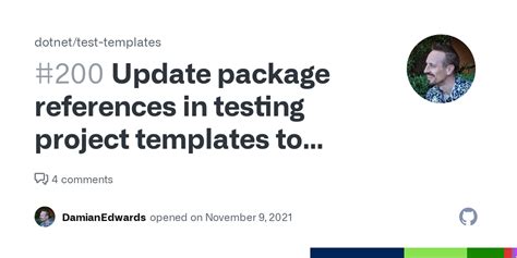Update Package References In Testing Project Templates To Microsoft NET Test Sdk To