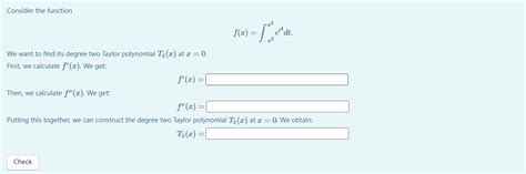 Solved Consider The Function Fx∫−x2x2et4dt We Want To