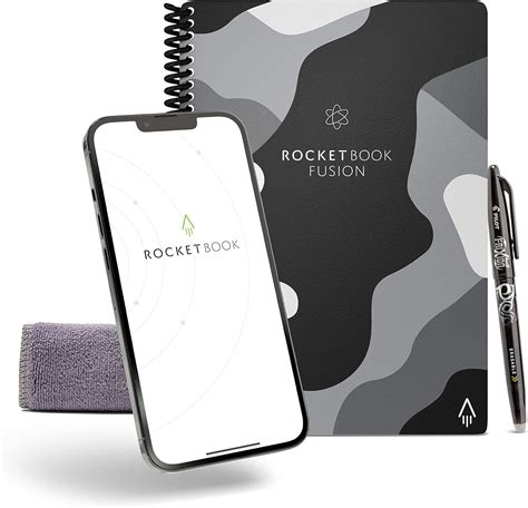 Rocketbook Fusion Smart Reusable Notebook Calendar To Do Lists And Note Template