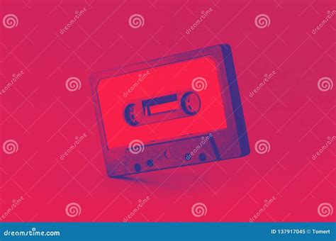 Retro Cassette Tape Top View Stock Image Image Of Indie Dance
