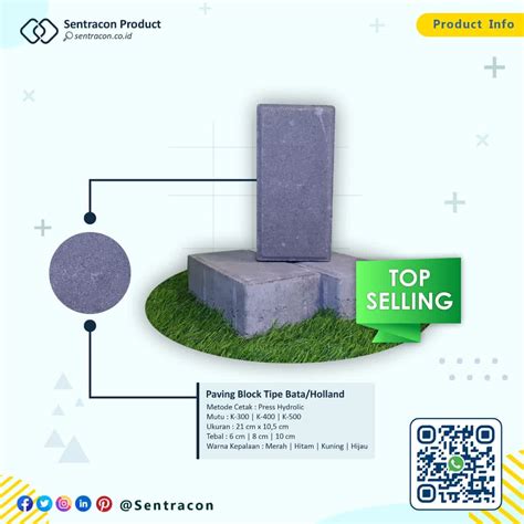 Harga Paving Bata Truepave 21 X 10 5 Cm Per Meter 2023