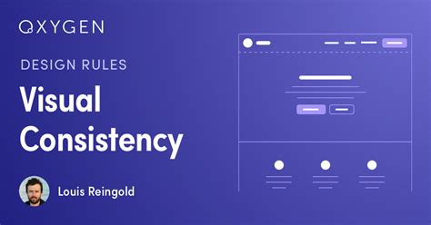 Design Rules Visual Consistency — Oxygen