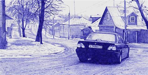 Картина «Бумер Бумага Шариковая ручка 2022 г