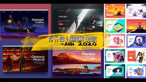 Top 6 Css And Javascript Effects Juin 2020 Youtube