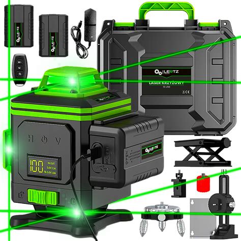 Poziomica Laserowa Zielona 16 Lini Niska Cena Na Allegro Pl