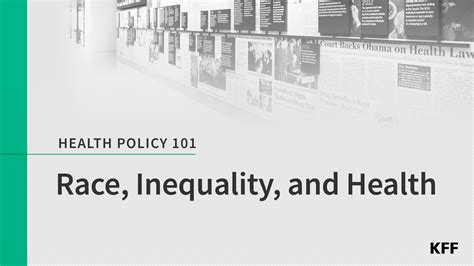 Race Inequality And Health Kff
