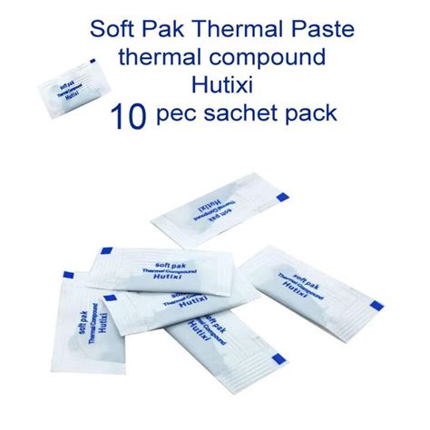 Thermal Paste Soft Pak Thermal Compound Hutixi 10 Sachet Pack Daraz Pk