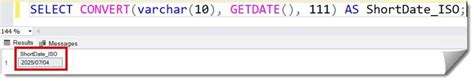Sql Server Short Date Sql Server Guides