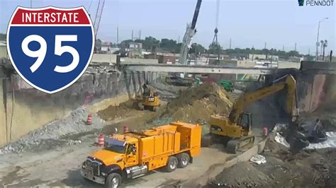 I 95 Reopening Timelapse Video Shows Progress To Repair Collapsed