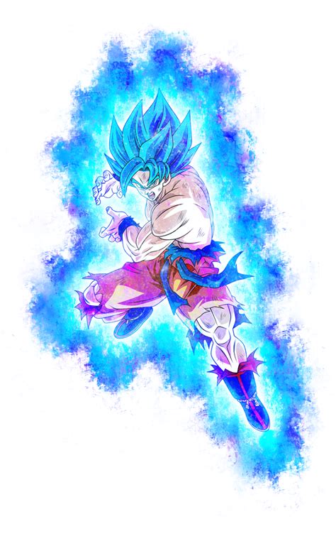 Goku Br Ssb 1 Con Aura By Ssjrose890 On Deviantart